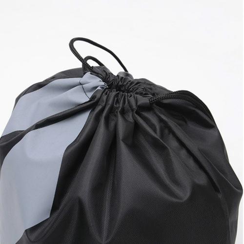 Drawstring Pocket Clothing Bag Waterproof Beach Storage Bag(Rose Red)